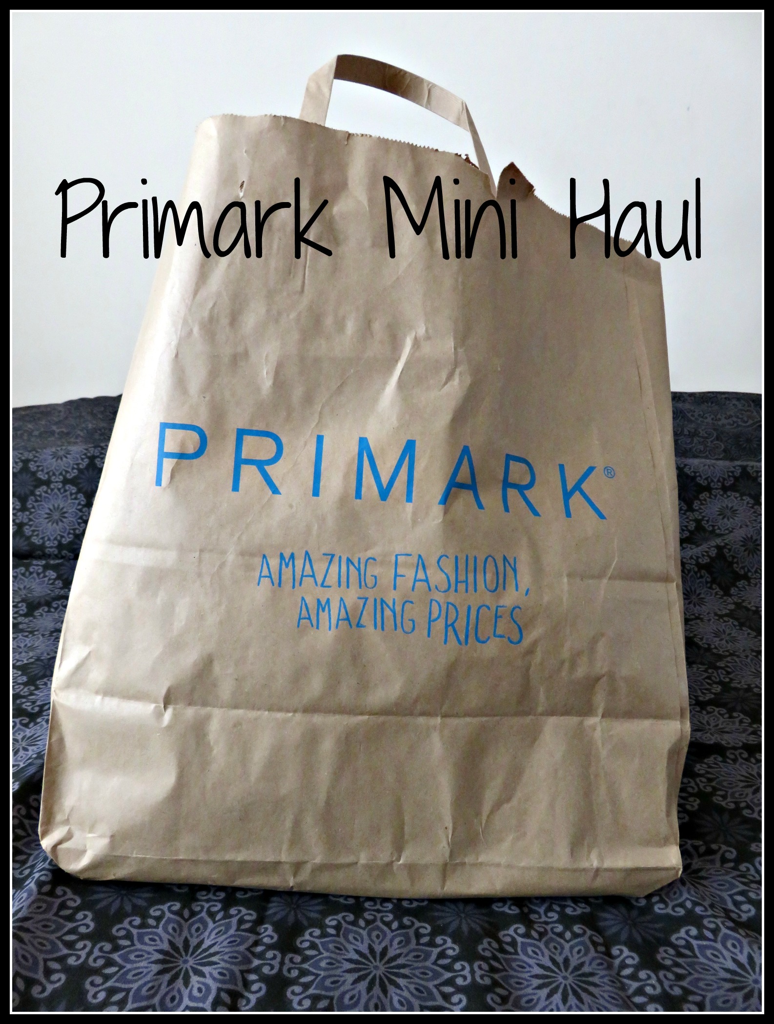 Mini Primark Haul - Ali's Upside Down World